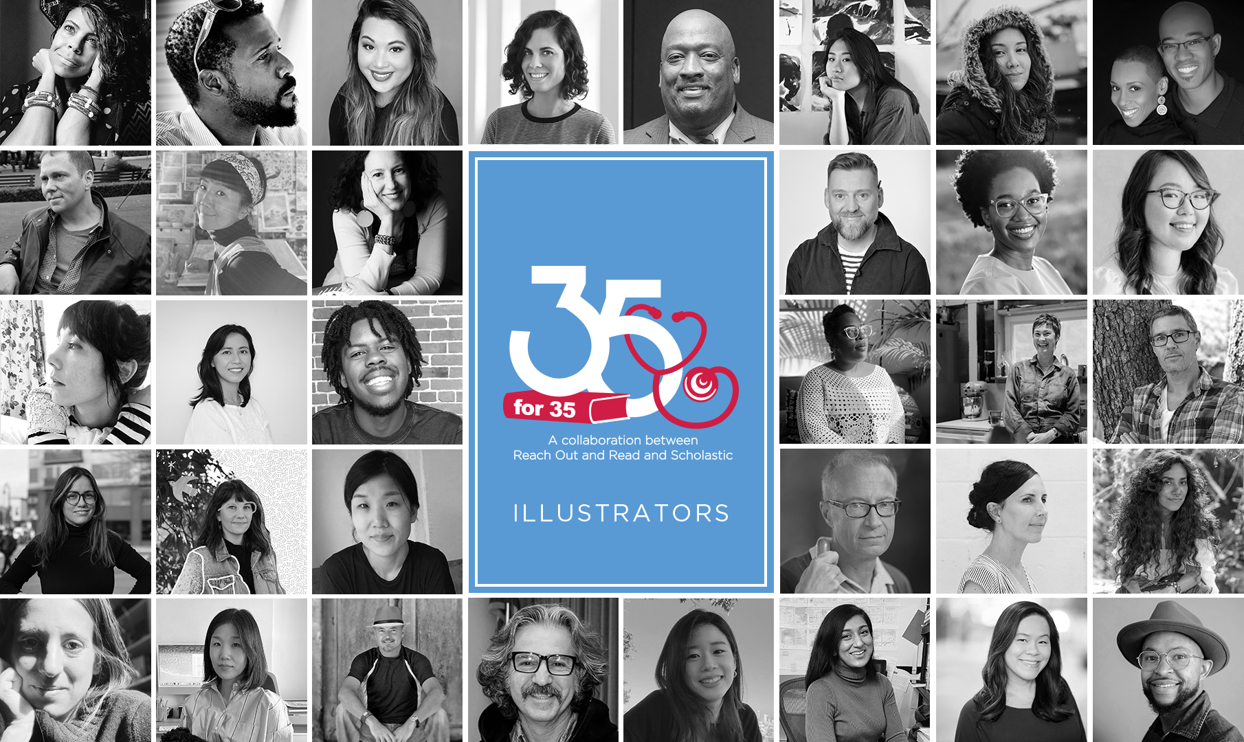 35 for 35 illustrator bios - Reach Out and Read