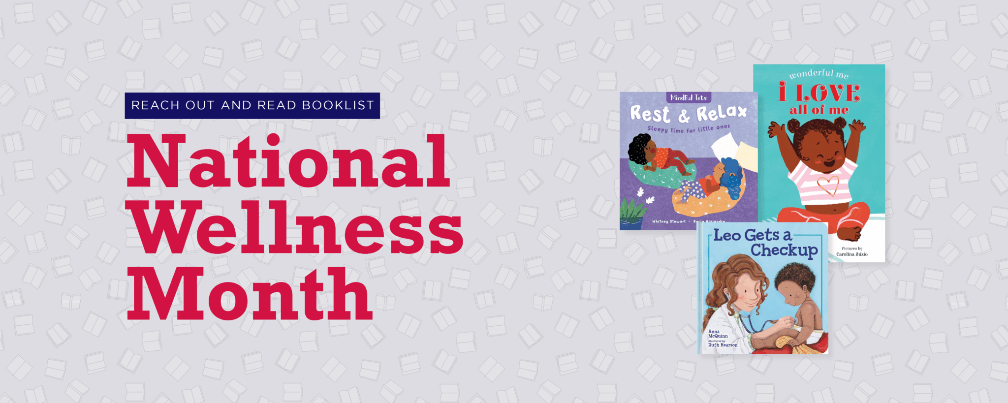 National Wellness Month booklist - Reach Out and Read